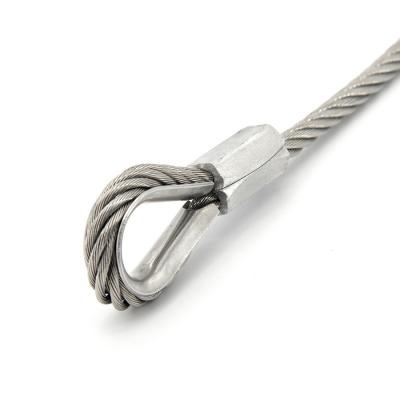 China AISI 1x7 Stainless Steel Wire Rope 0.3mm With Exceptional Flexibility 316 Ss Wire Rope for sale