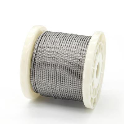 China 1*37 16mm Stainless Steel Wire Rope Exceptional Flexibility Tensile Strength for sale