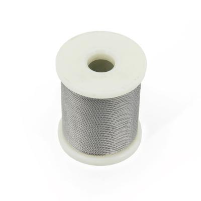 China Corrosion Resistance stainless steel wire rope 19*7 3 mm 2 mm Ss 316 304 for sale