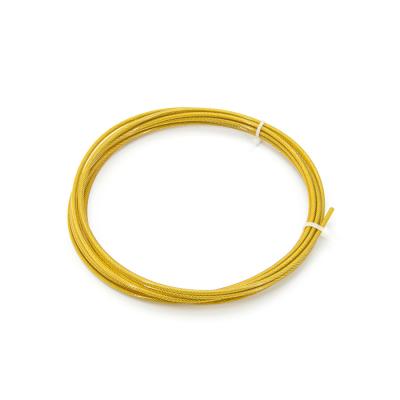 China PVC Nylon Coating 7x19 Stainless Steel Wire Rope  5-6mm 304  Corrosion Resistance for sale
