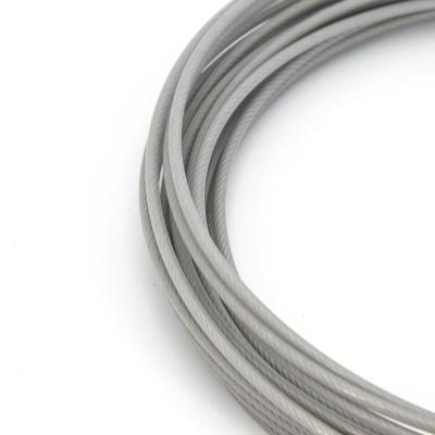 China Corrosion Resistance Plastic Coated Stainless Steel Wire Rope 7x19 5-6mm  Ss 316 Wire Rope for sale