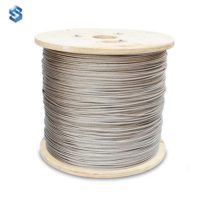 China Stainless steel wire rope 304 7x19 14mm for sale