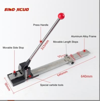 China Creasing Matrix Cutter Precision Creasing Strip Cutting Equipment for sale
