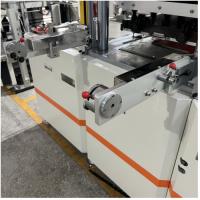 China Pressure 20 TON Automatic Hydraulic Hot Foil Stamping Machine For Packaging Paper Pull Up And Down Reversing Device for sale