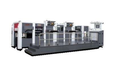 China Heavy Pressure Automatic Hot Foil Stamping Machine With Max Delivery Pile Height 1400mm 38KW Total Power for sale