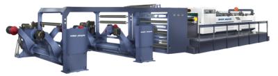 China JIGUO ZWC-1400-4 Paper Sheeter Cutter Machine,Maximum cutting meter speed:Maximum cutting meter speed,Maximum cutting speed:300cuts/min,Cutting accuracy：+/-1mm for sale