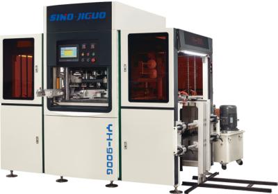 China JIGUO YH-900G Automatic Servo Hot Stamping Mahcine,Max. stamping size:700X520 (mm),Suitable sheet thickness:105-3000gsm ,Number of stamping roller:Two rollers for sale