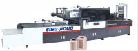 China JIGUO TC-760Q Automatic Servo Window Patching Machine,Max. sheet size (mm)	:760*850,Min. sheet size  (mm):150*100,V Cutting Max. Working Speed:15000+ s/h (Corner cutting&creasing jobs) for sale