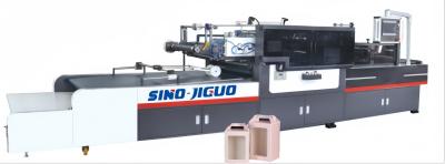 China JIGUO TC-760Q Automatic Servo Window Patching Machine,Max. sheet size (mm)	:760*850,Min. sheet size  (mm):150*100,V Cutting Max. Working Speed:15000+ s/h (Corner cutting&creasing jobs) for sale