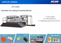 China JIGUO MY-1060E Automatic Die Cutting And Creasing Machine For Paper Tray & Packaging Box for sale