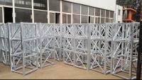 China Passenager Hoist Parts 4.0mm Thickness Mast Tower With Rack For WICKHAM Building Hoist for sale