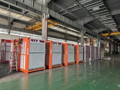 China Intelligent SC200/200 58m/Min Building Material Hoist In Construction Site for sale