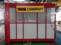 China rack and pinion construction hoist,VFD Control, hot dip galvanized 2000kg Construction building hoist , 0-46m/Min Passenger Material Hoist for sale