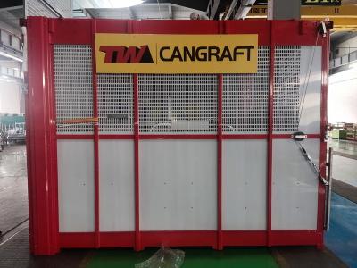 China rack and pinion construction hoist,VFD Control, hot dip galvanized 2000kg Construction building hoist , 0-46m/Min Passenger Material Hoist for sale
