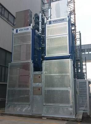 China SC200/200 Double Cage Building Construction Hoist Lift CE Certification •	Frequency conversion control  Heavy duty load capacity for sale