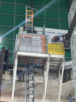 China Reverse type building hoist Q345B Steel 1000kg Material Rack And Pinion Hoist Lift For Tunnel for sale