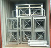 China Hot Dip Galvanized 650mm Mast Section With Rack For Construction Site for sale