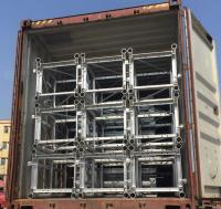 China 8.0mm Thickness 650x650mm Mast Section Hoist Spare Parts for sale