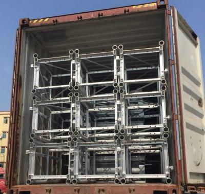 China 8.0mm Thickness 650x650mm Mast Section Hoist Spare Parts for sale