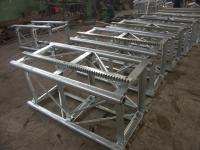 China 8.0mm Thickness 650x650mm Mast Section Hoist Spare Parts for sale