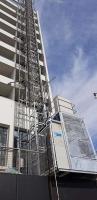 China SC200 Single Cage 96m/Min Exterior Construction Elevator For Material Lift for sale