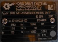 China Multiple Stage Helical Gearbox 11kw Nord Electric Motors CE Approved for sale