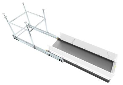 China Adjustable Props Crane Loading Deck , 4.2m Crane Loading Platform for sale