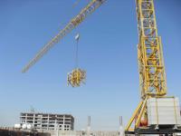 China Fixed Type 10ton Construction Site Crane , 45m/Min Luffing Tower Crane for sale