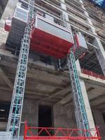 China Hot Galvanized SCE400G Construction Personnel Hoist Rack And Pinion Type rack and pinion construction hoist for sale