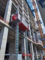 China Hot Galvanized SCE400G Construction Personnel Hoist Rack And Pinion Type rack and pinion construction hoist for sale