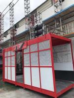 China Twin Mast SC800 Building Site Hoist , 8Ton High Rise Material Hoist for sale