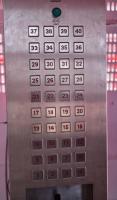 China Auto Landing Inside 63m/Min Construction Hoist Elevator Rust Resistant for sale