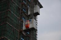 China SC300/300 Construction Hoist Elevator , 3000kg/Cage Rack Pinion Hoist for sale