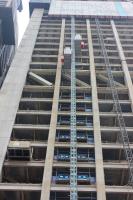 China construction hoist, 0-63m/min, medium speed, inverter control, frequency conversion, construction elevator, for sale