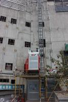China Building site rack and pinion construction hoist, 110kw, 300m lifting height, hot dip galvanized, 300m rack and pinion hoist, for sale