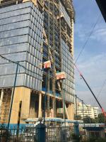 China Hot Galvanized 0-46m/Min Rack And Pinion Construction Hoist For Passenger color customized for sale