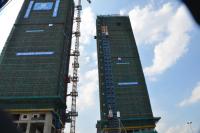 China SC200/200 Double Cage Building Construction Hoist Lift CE Certification for sale
