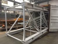 China Rust Resistant Tower Crane Spare Parts Mast Section 660Mpa Tensile Strength for sale