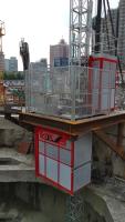 China Q345B Steel 1000kg Material Rack And Pinion Hoist Lift For Tunnel for sale