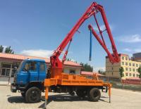 China Three Foldable Sections 17m Concrete Tower Boom , 20Mpa Concrete Placement Boom for sale