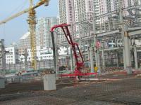 China R Shaped 18m Manual Placing Boom For Concrete Distribution for sale