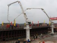 China 22mpa Mobile Concrete Placing Boom , 21m Placing Boom Concrete Pump for sale