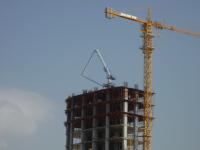 China Stationary Placing Boom Pressure Concrete Pump Floor Mounted for sale