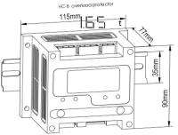 China AC220V Overload Monitor 250Hz Hoist Spare Parts With Digital Display for sale