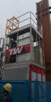 China Elevator passenger hoist /inside building hoist/Inside 46m/Min 1600kg Construction Hoist Lift For Elevator Shaft for sale
