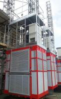 China Construction 500m 96m/Min Passenger And Material Hoist Lift Bevel Heicial Gearbox  heavy duty height lifter for sale