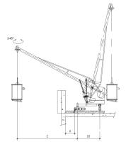 China 250kg Load Building Construction Hoist BMU Building Cleaning Machine Non Track Mounted for sale