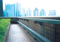 China Parapet Wall Mounted Glass Cleaning Machine Aluminium Cradle For Building Maitenance for sale