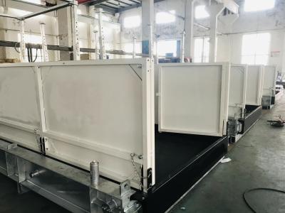 China Construction Sites Tower Crane Loading Deck Retractable With Hot Galvanized Beam Bolts for sale