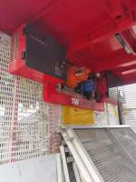 China Used Building Hoist wiht VFD Drive and Hot Galvanized Mast Sections for sale